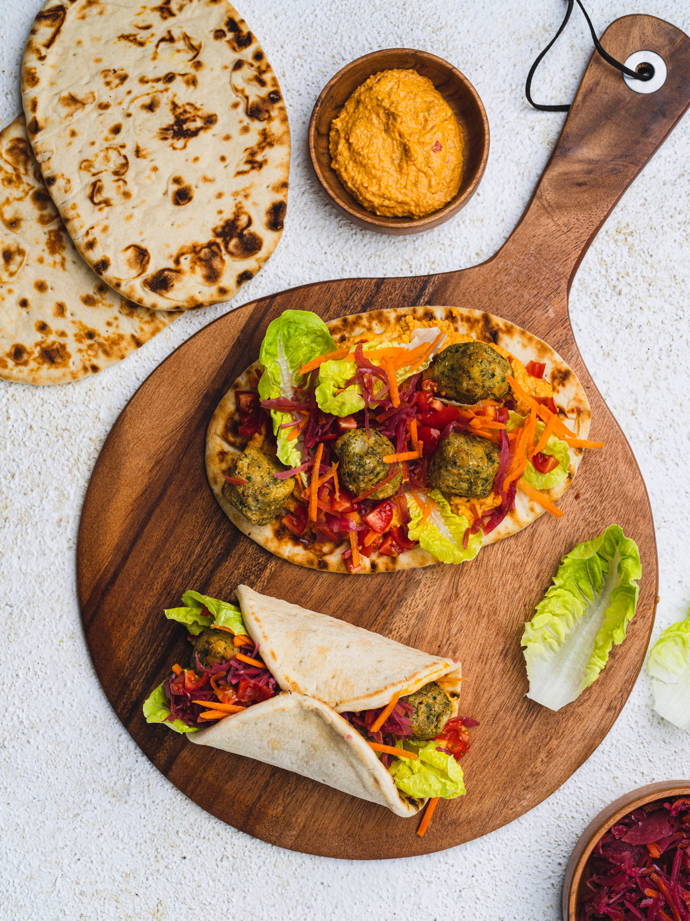 Cherrypick | Falafel and Piri Piri Houmous Wraps