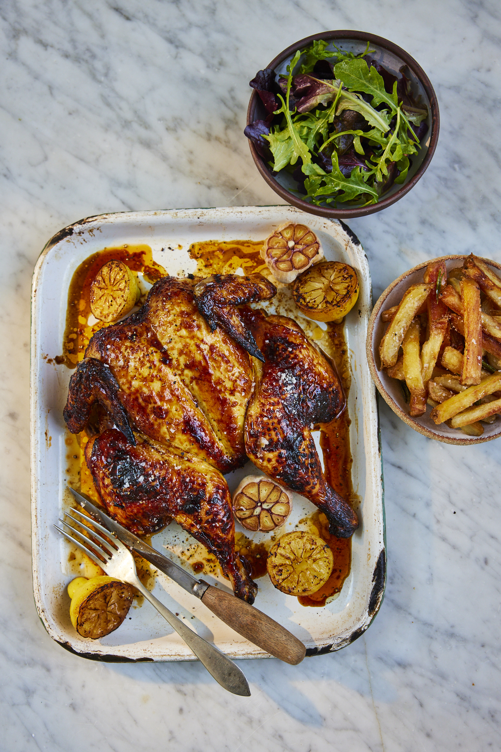 Cherrypick | Spatchcock BBQ Chicken and Chips