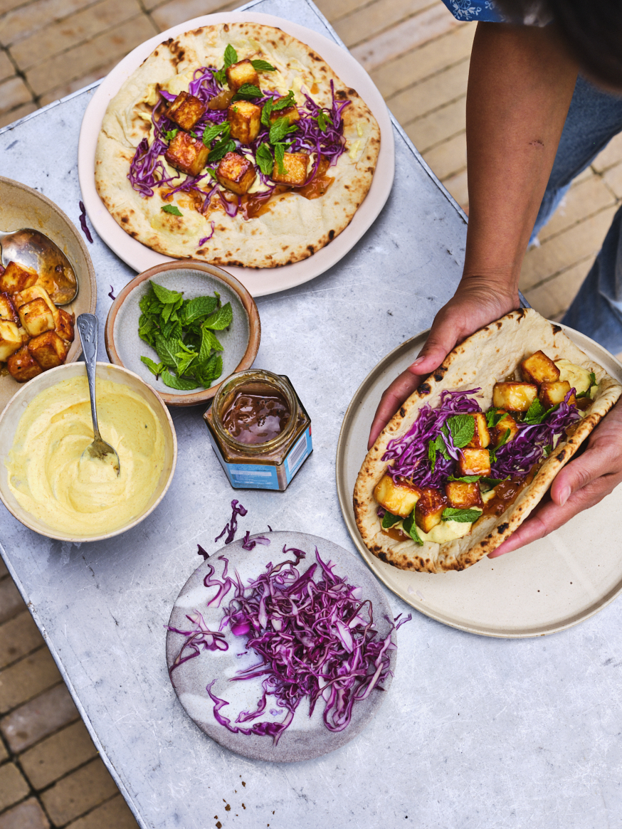 Cherrypick | Sticky Mango and Lime Paneer Naans